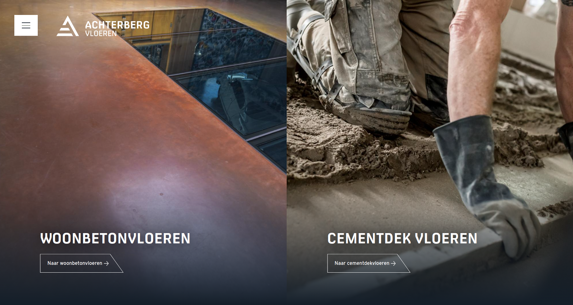 Cement dekvloeren - Achterberg Vloeren